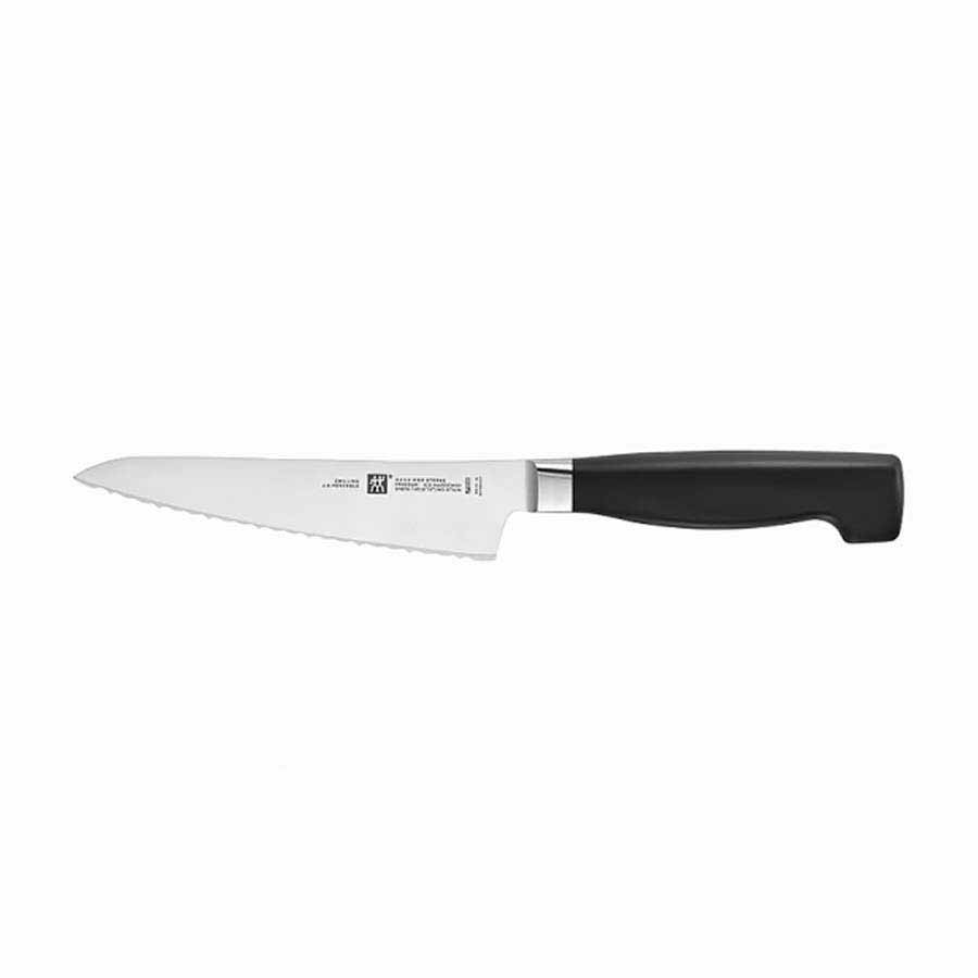 Dao Chef ZWILLING Compact răng cưa Four Star - 14cm