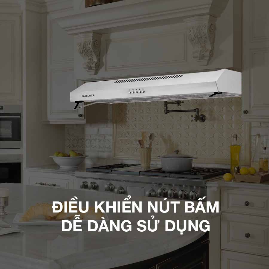 Máy Hút Mùi Cổ Điển Malloca H365.7