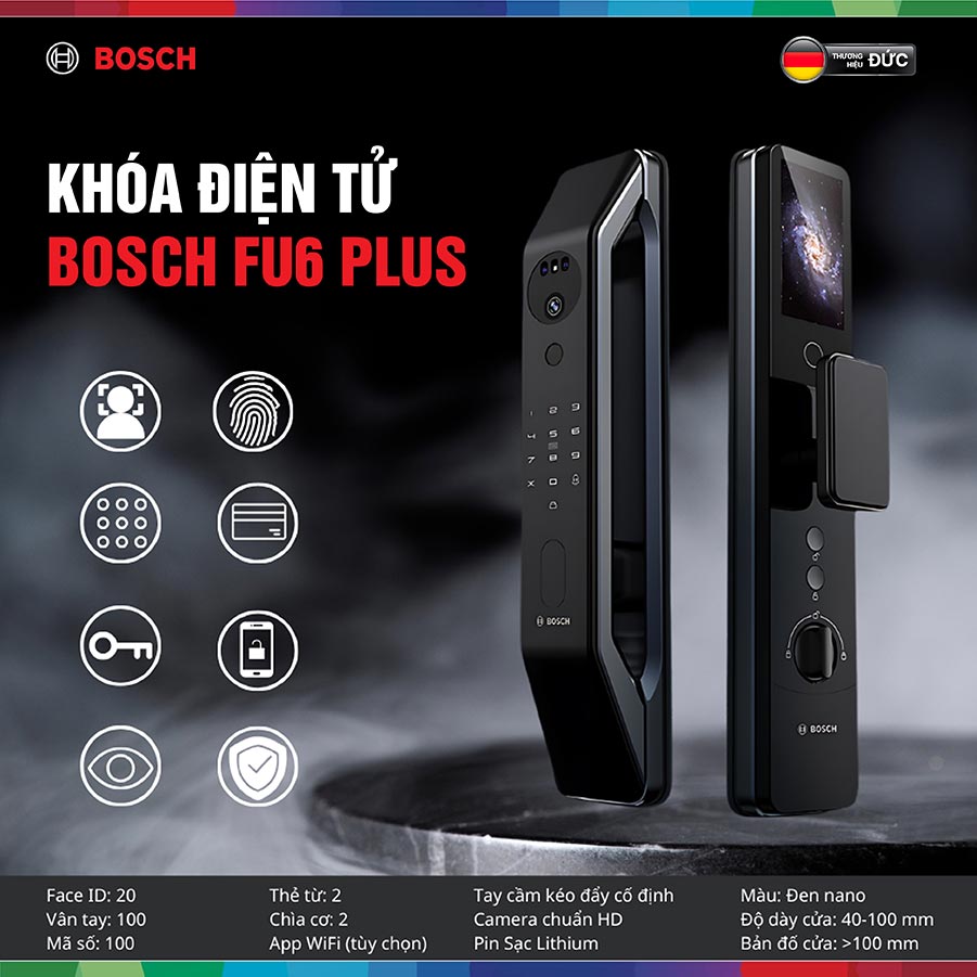 Khóa điện tử Bosch FU6 Plus
