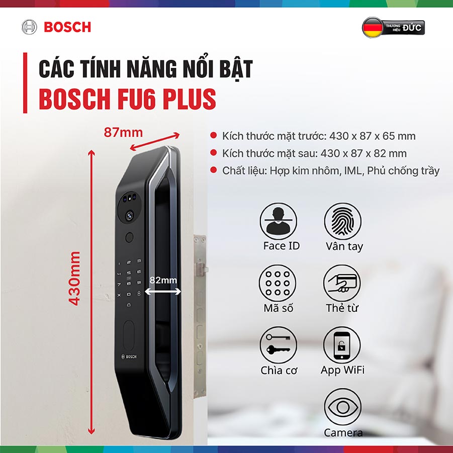 Khóa điện tử Bosch FU6 Plus